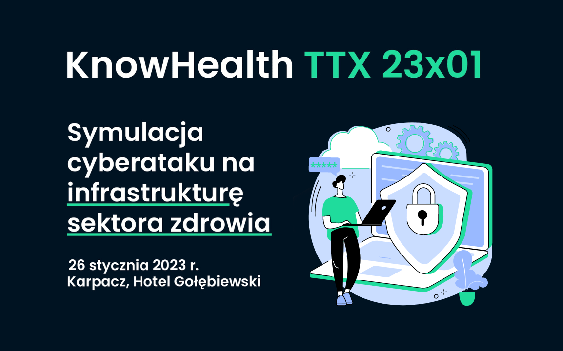 Konferencja cybersecurity KnowHealth TTX 23×01 - Flowberg IT